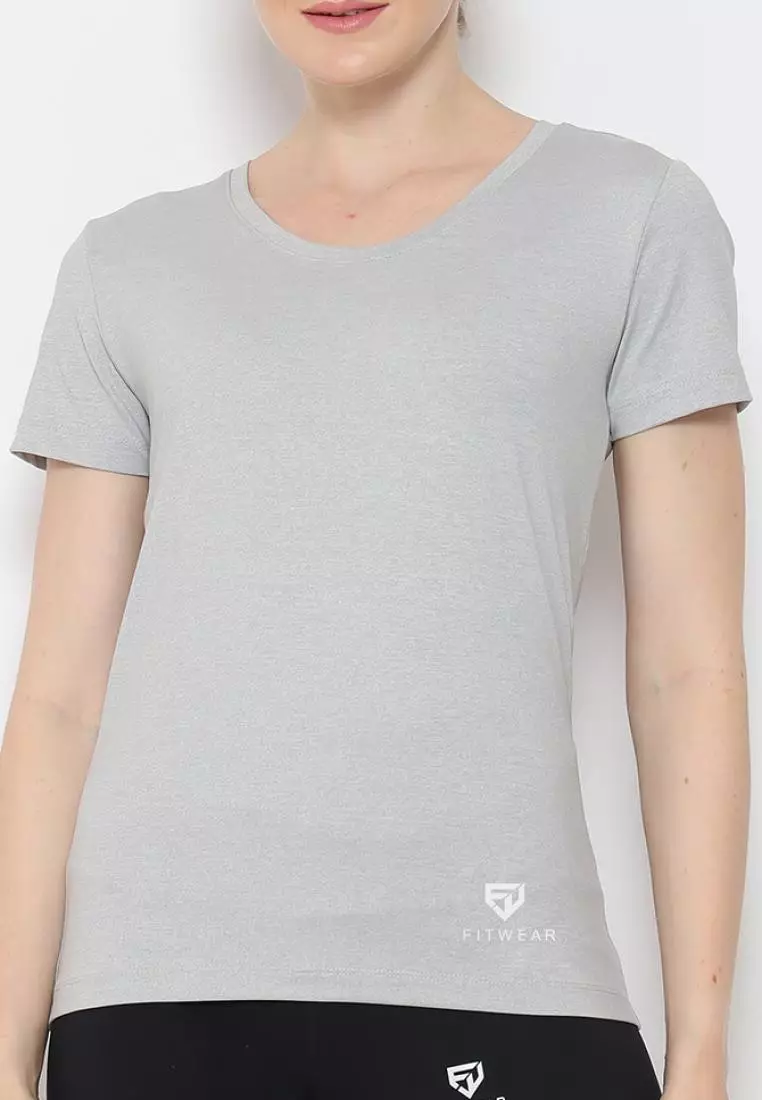 Jual FITWEAR Fitwear - Kaos Olahraga Wanita VIVI SLIMFIT SHORT SLEEVE ...