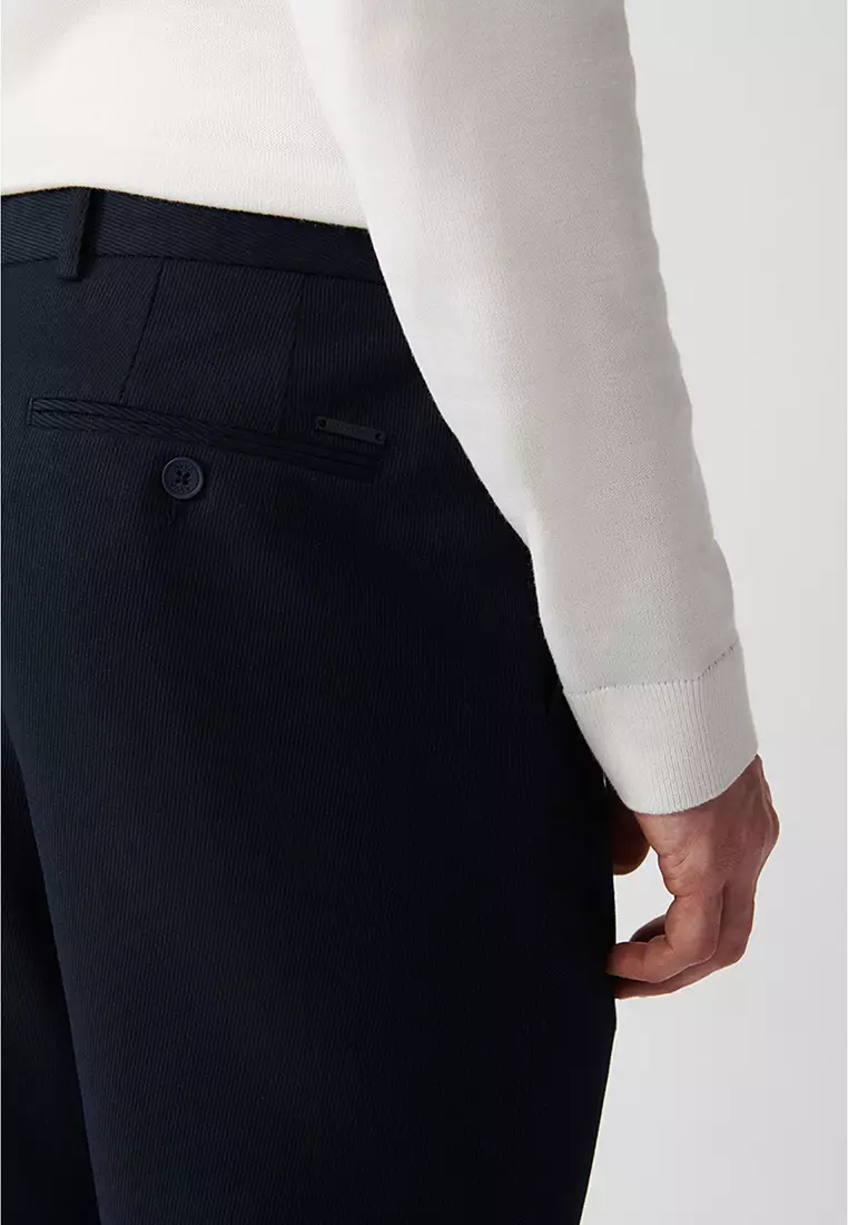 Buy Avva Embossed Suit Trousers 2025 Online | ZALORA Philippines
