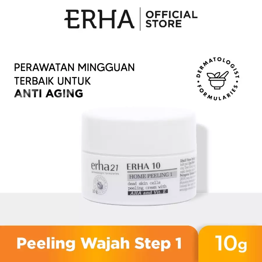 Jual Erha ERHA 10 Home Peeling 1 With Aha & Vit. E 10G Original 2023 ...