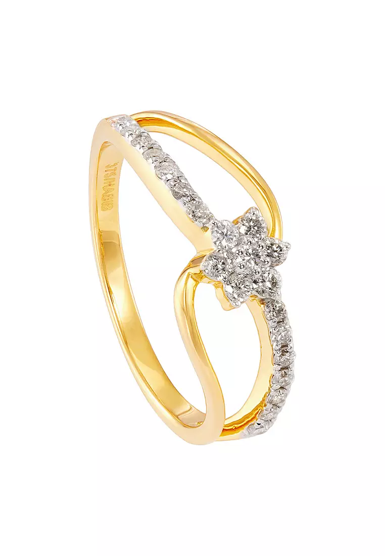 Buy HABIB HABIB Diamond Ring in 375/9K Yellow Gold 271280125(YG) Online ...