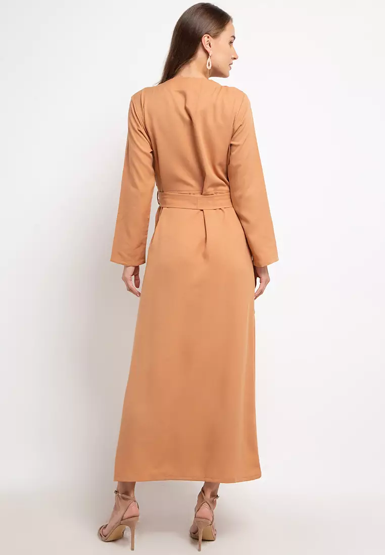 Jual HAZELNUT Petra Dress Original 2025 | ZALORA Indonesia
