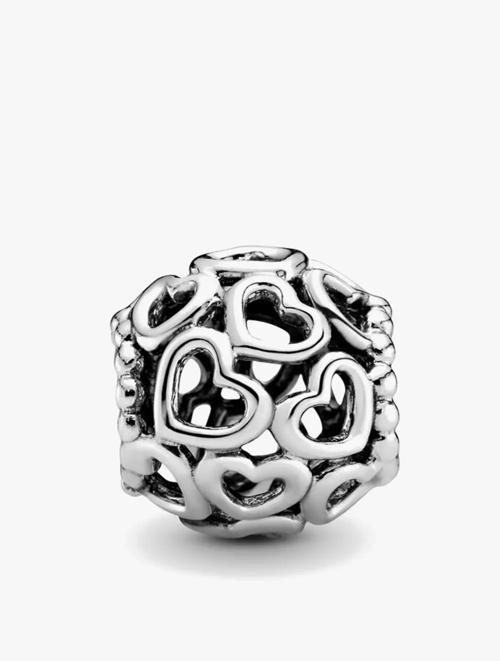 Jual PANDORA Openwork hearts silver charm Original 2025 | ZALORA ...