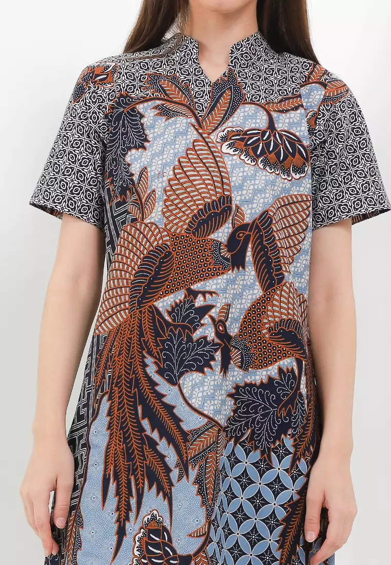 Jual Krisna Batik Adena Dress Batik Katun Original 2025 | ZALORA Indonesia