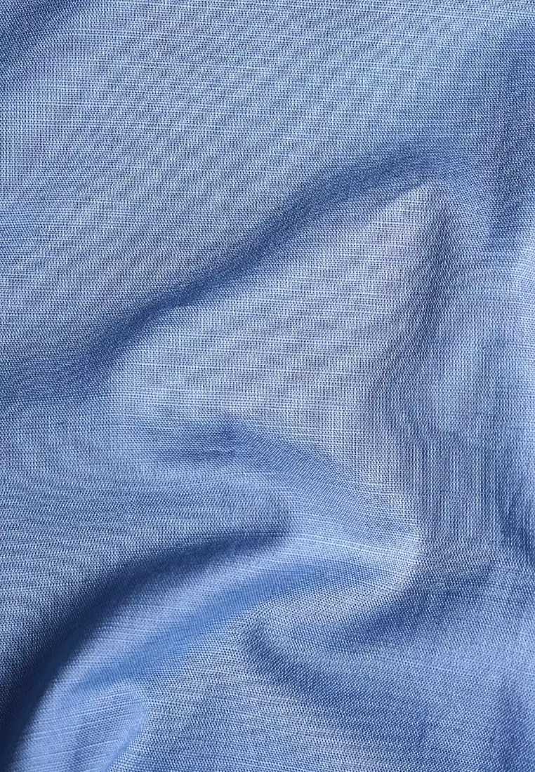 Jual Crocodile Crocodile LINE2 Blue 119 - Men Shirt Kemeja Lengan ...