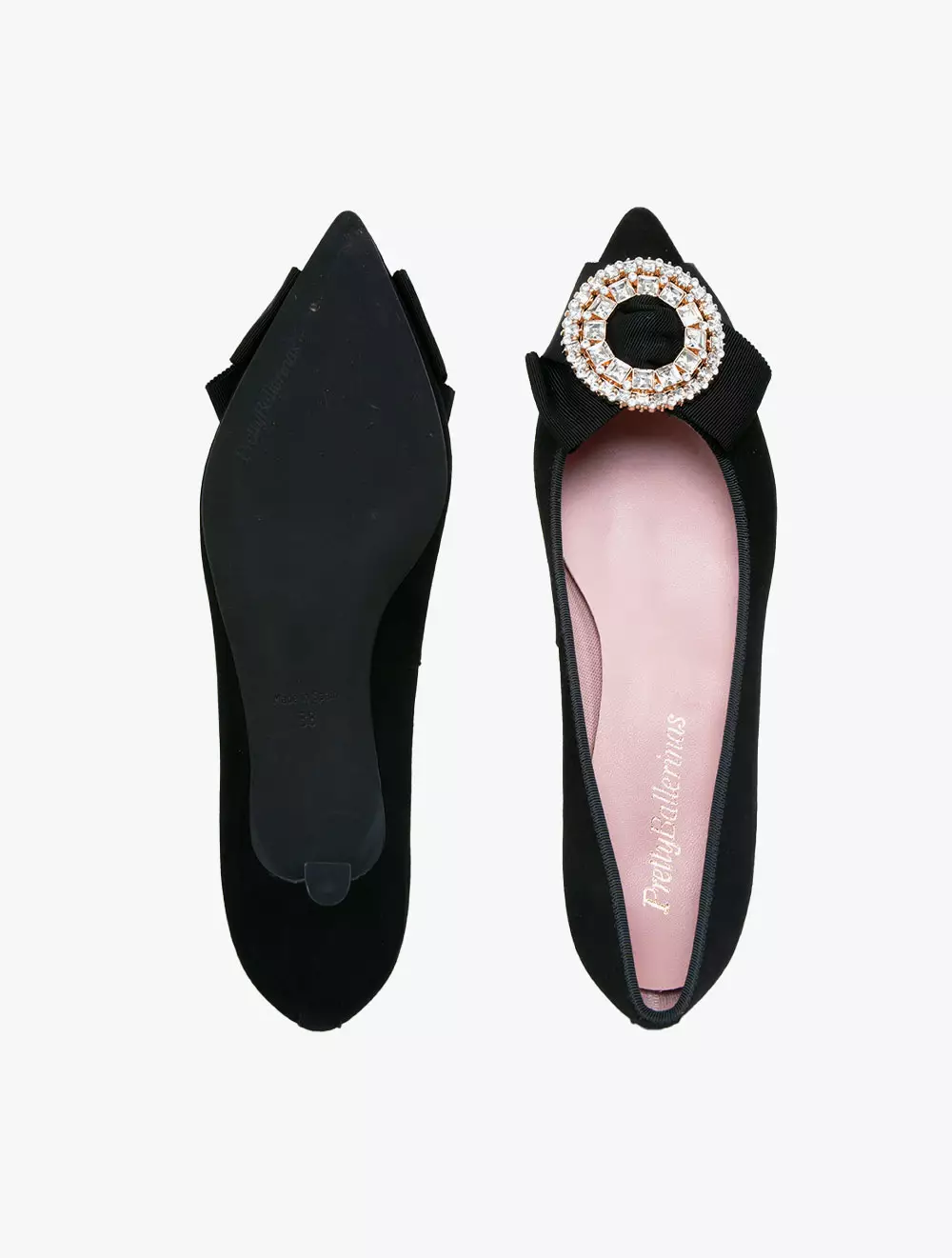 Jual Linea Pretty Ballerina 50774 Kitten Heels - Black Original 2024 ...