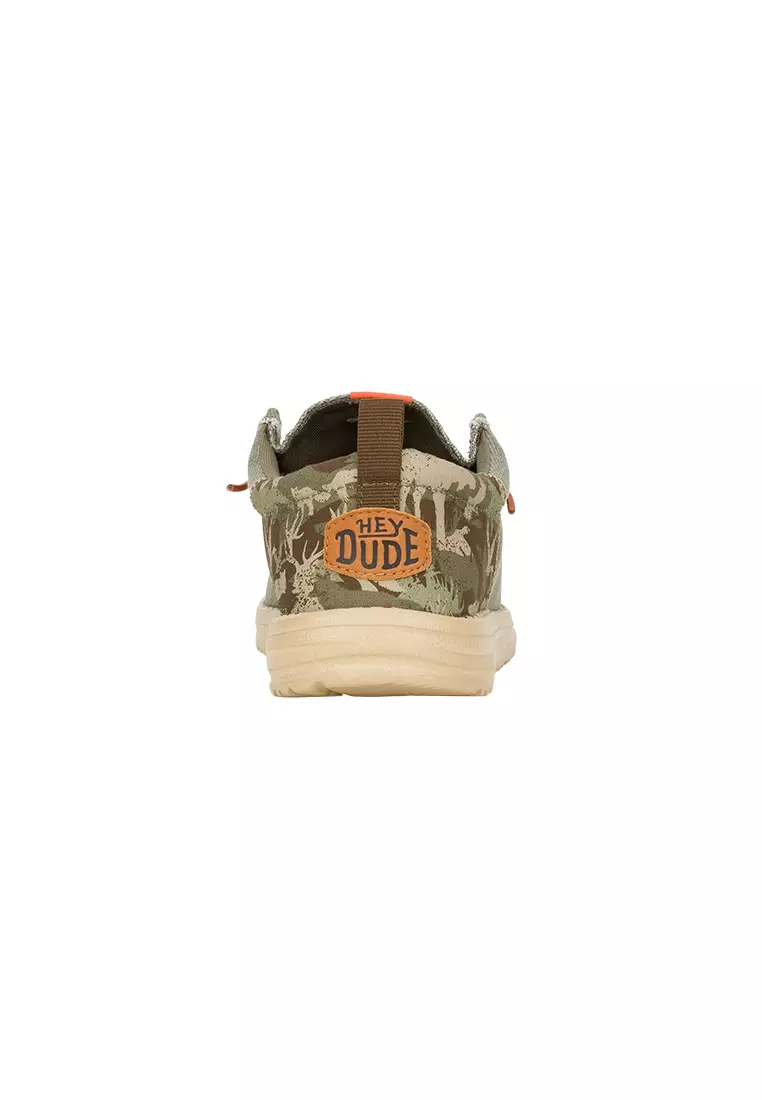 Buy HeyDude Men's Wally Funk Hunt Camo in Olive 2025 Online | ZALORA ...