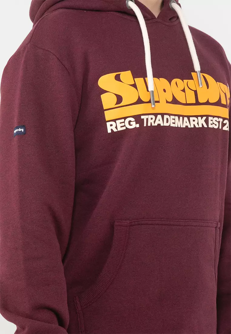 Jual Superdry 70S Retro Font Logo Hoodie Original 2025 | ZALORA Indonesia