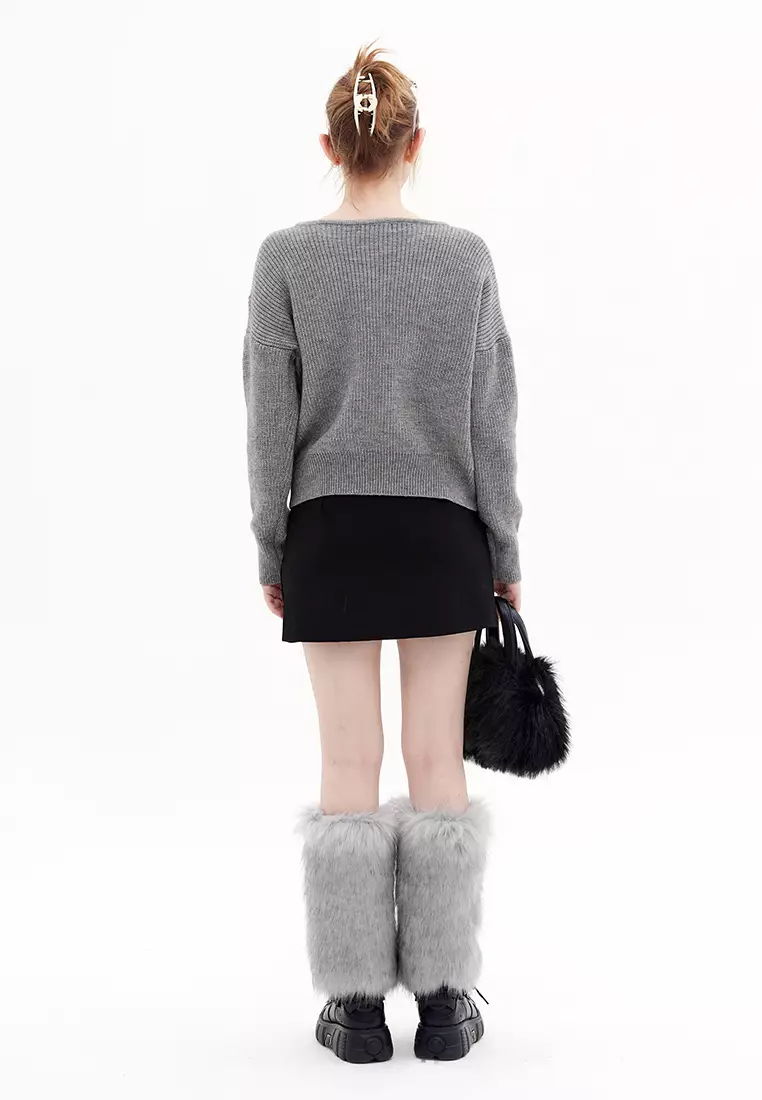 Buy Twenty Eight Shoes Off Shoulder Knit Sweater HH2878 2025 Online ...