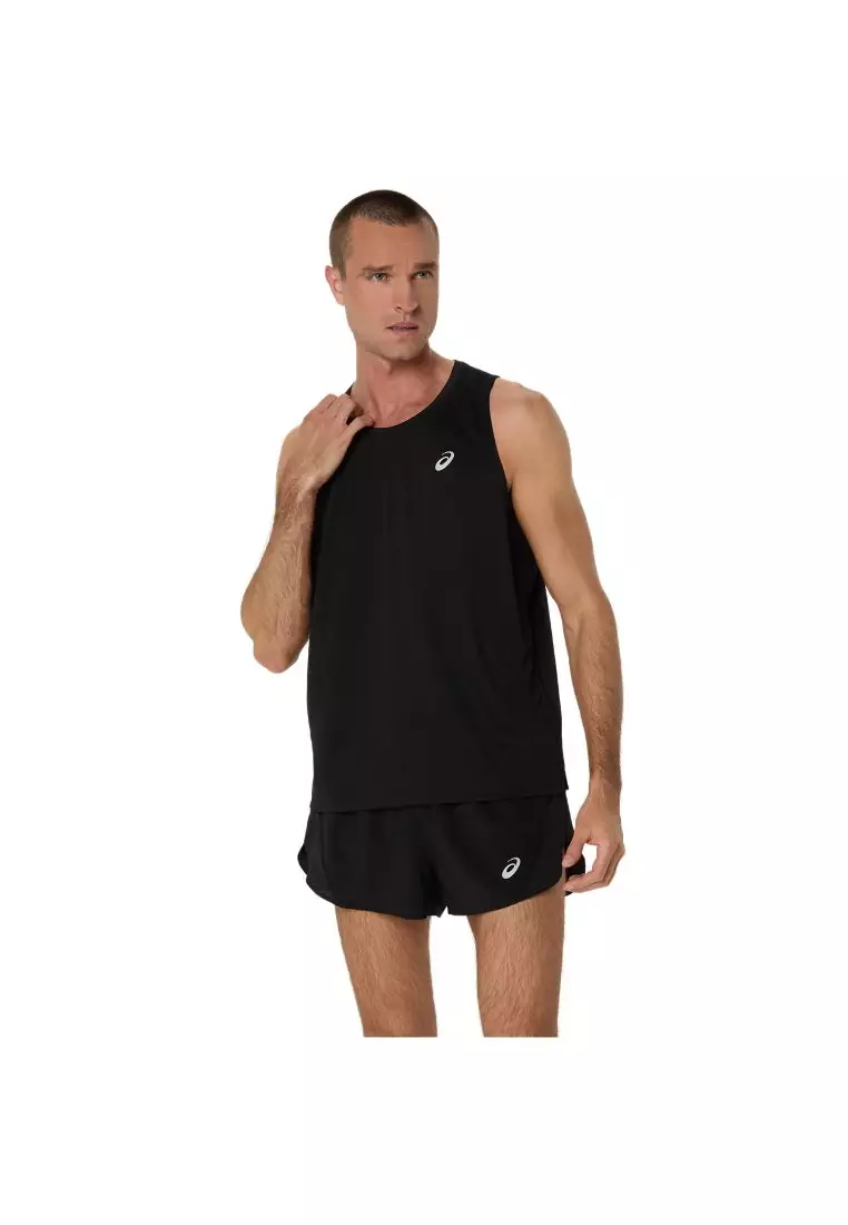 Buy ASICS Men SILVER SINGLET 2025 Online | ZALORA