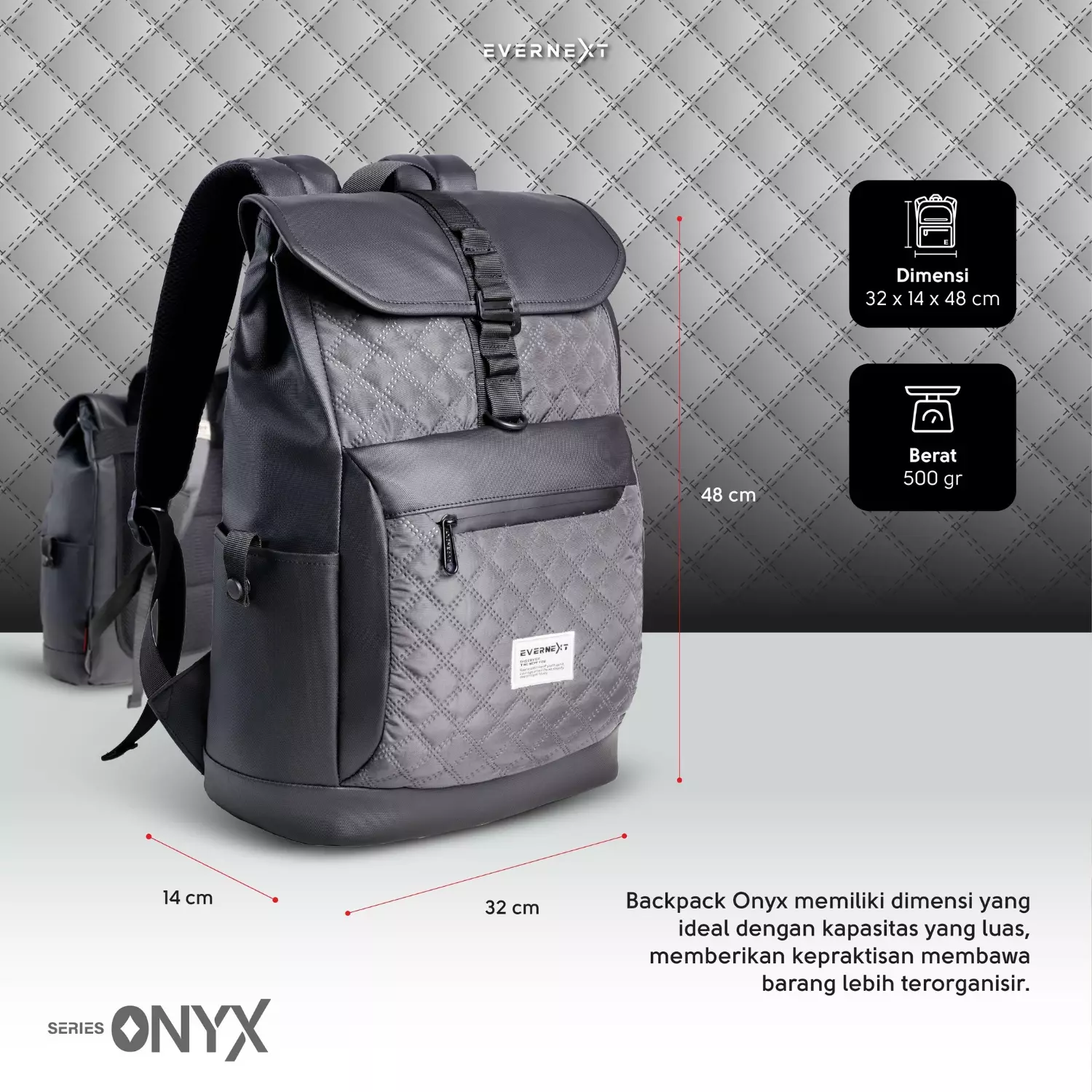 Jual Sogno Backpack Onix Original 2026 | ZALORA Indonesia