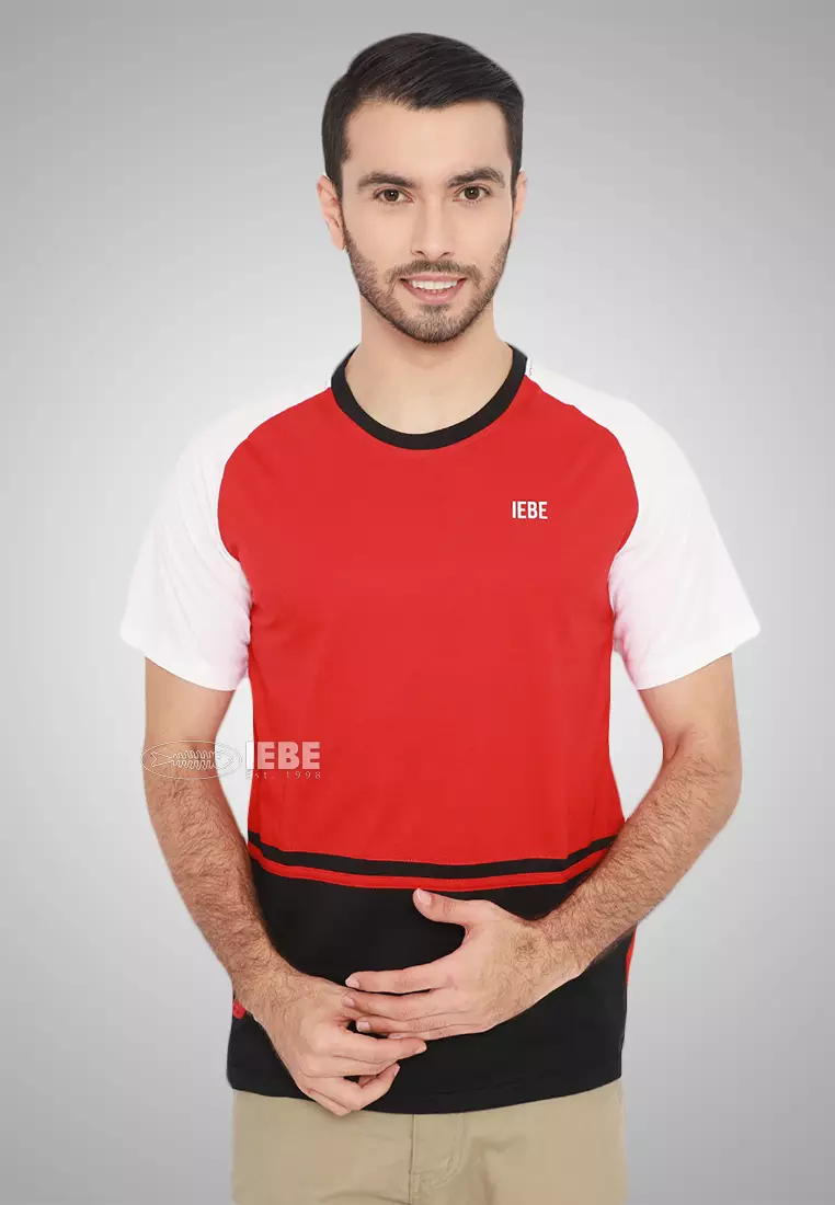 Jual IEBE Kaos Lengan Pendek Casual IEBE L1BI2040 Original 2024 ...
