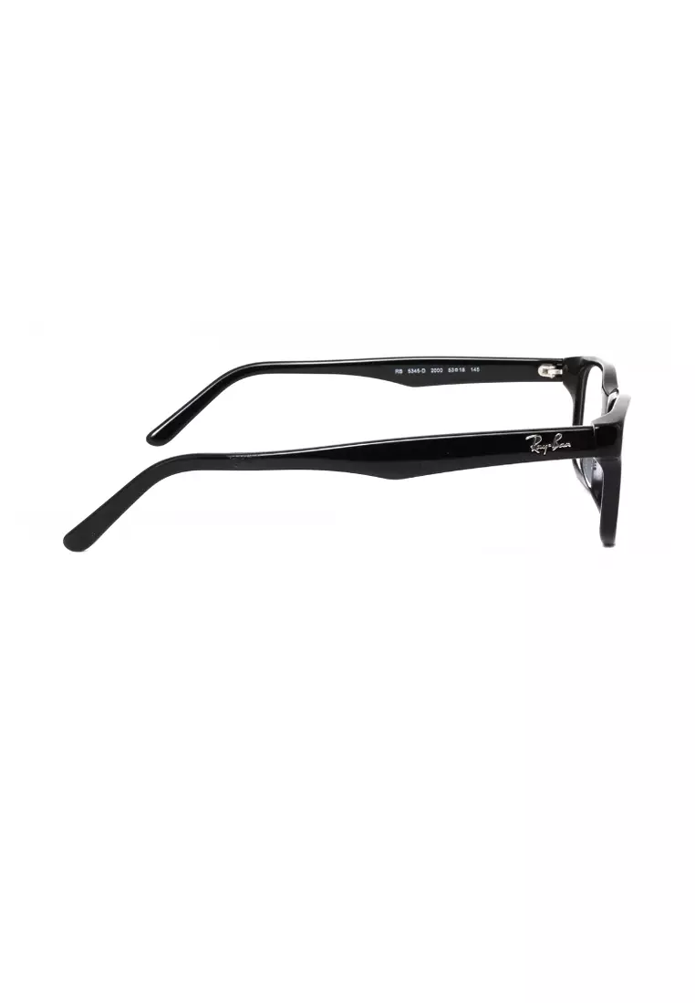 Buy Ray Ban Ray Ban Unisex Polished Black Plastic Square Eyeglasses Rb5345d2000 2025 Online