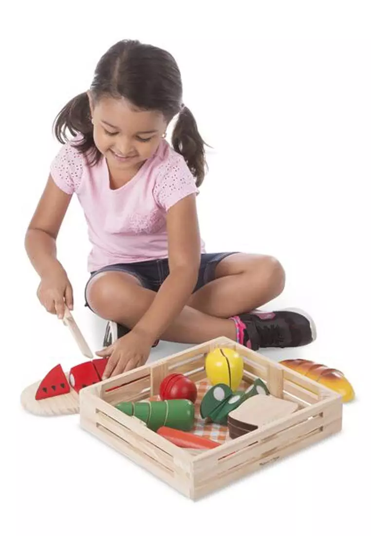 Buy Melissa And Doug Melissa And Doug Cutting Food Wooden Play Food Pretend Play Motor Skills