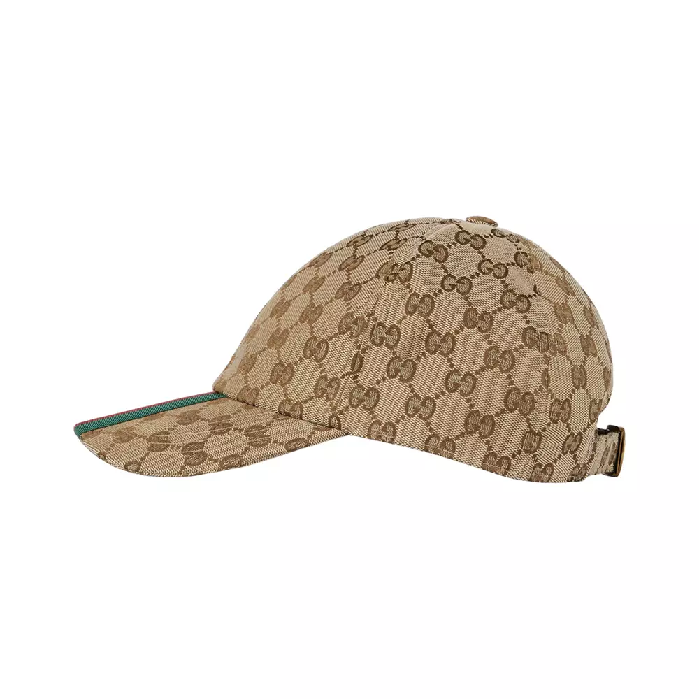 Jual Gucci Original GG Canvas Baseball Hat Beige Ebony Original 2025 ...