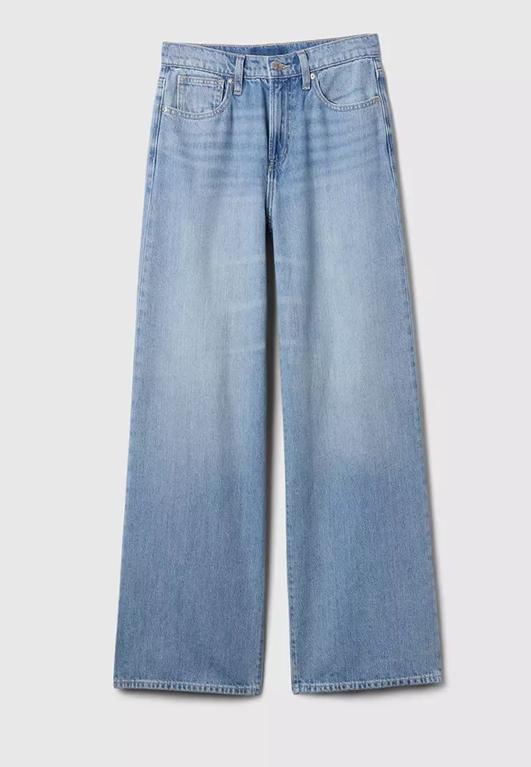 Buy GAP Wide Leg Jeans 2025 Online | ZALORA
