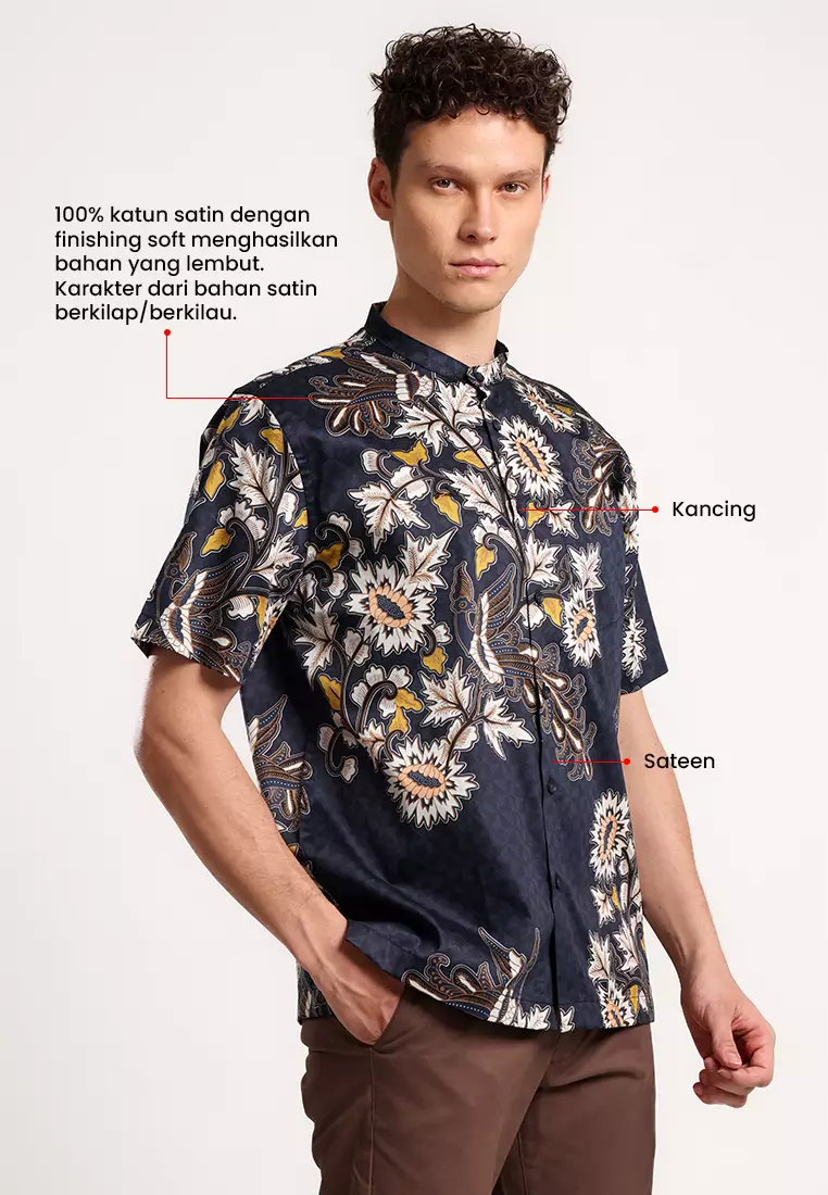 Jual Manzone MANZONE - Kemeja Shanghai Lengan Pendek Pria Yudistira ...