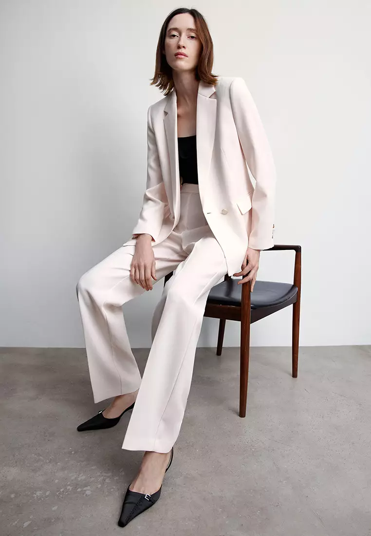 Buy Mango Suit Jacket With Buttons 2026 Online | ZALORA Philippines