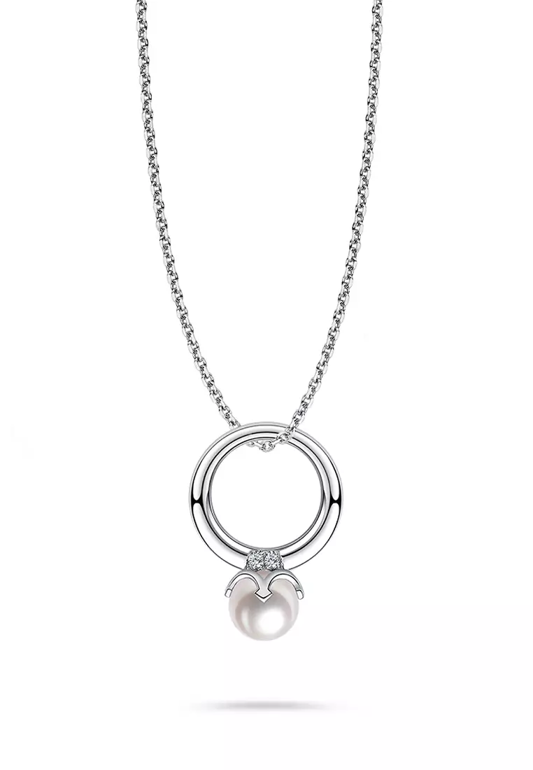 Buy LAZO DIAMOND LAZO DIAMOND J'aime Prong Set Baby Ring Pearl and ...