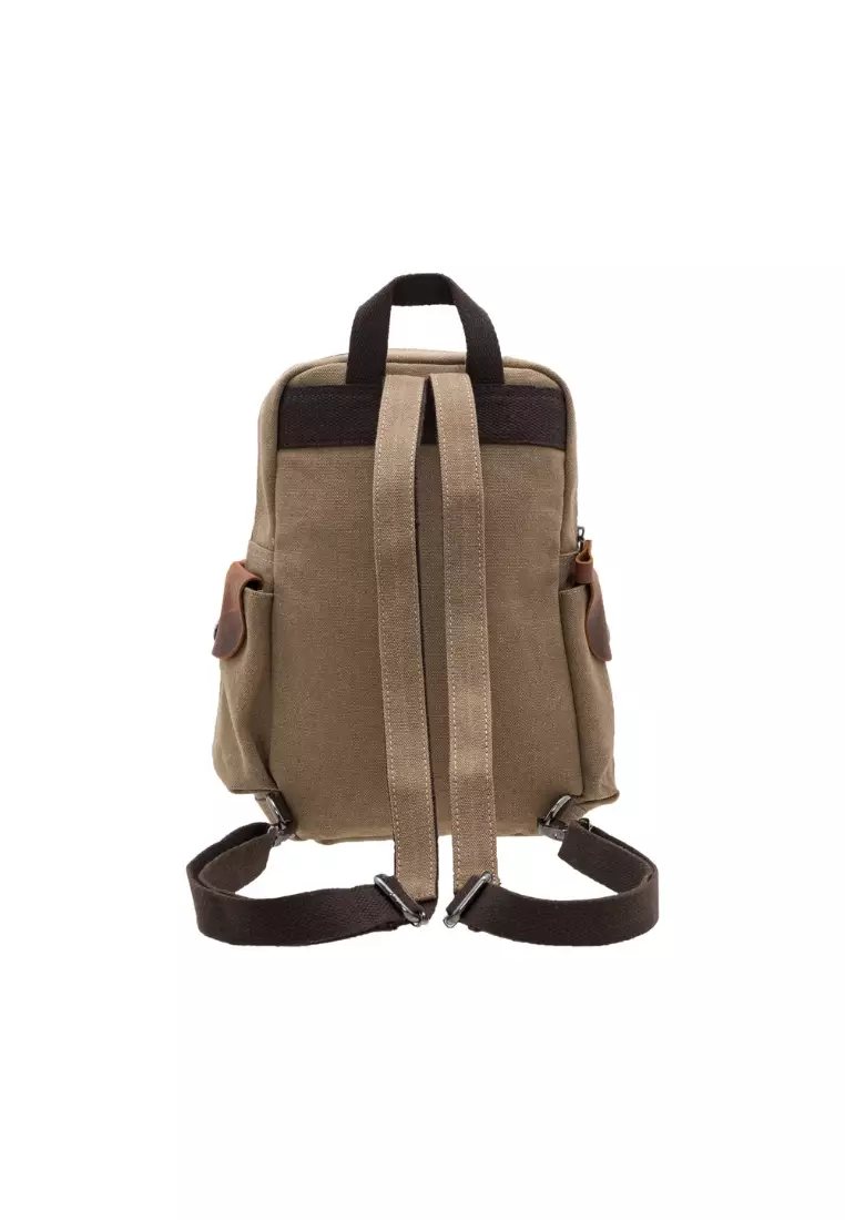 Jual Jack Studio Jack Studio Unisex Multi Pocket Canvas Bagpacks BAD ...