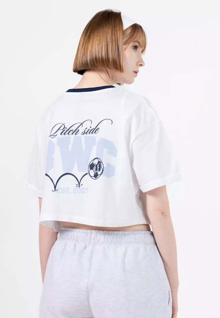Buy Cotton On Body Cropped Graphic Active Tee 2026 Online | ZALORA