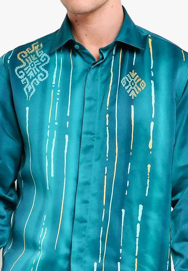 Buy Gene Martino Men's Batik Islamic Motif 2025 Online | ZALORA Philippines