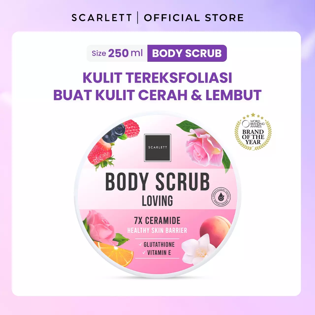 Jual Scarlett Scarlett Whitening Body Scrub Loving Original 2024 ...