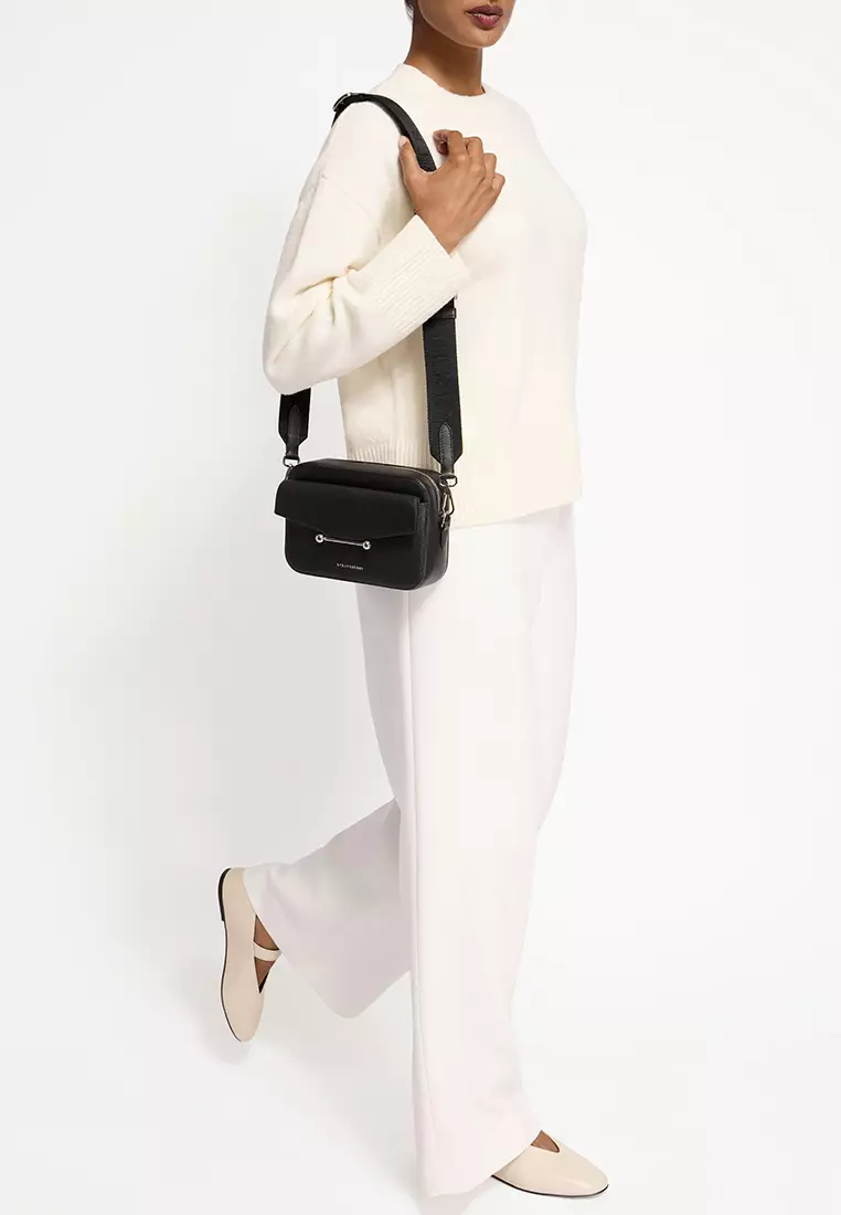 Jual Strathberry Mosaic Camera Bag with Webbing Strap - Black Original ...