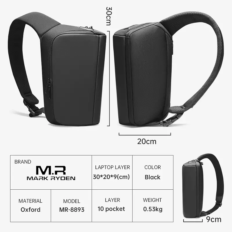 Jual Mark Ryden Mark Ryden MR8893 Tas Selempang Pria WaistBag Pria ...