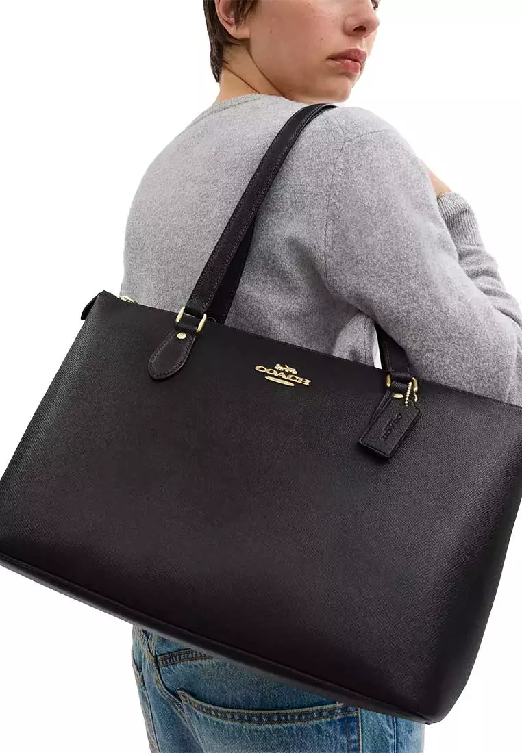 Buy Coach Gallery Tote Black CV402 2025 Online | ZALORA Philippines