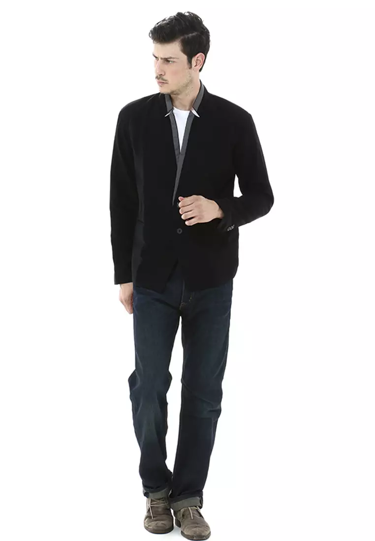 Jual Crows Denim Crows Denim - Twill Blazer Original 2025 | ZALORA ...