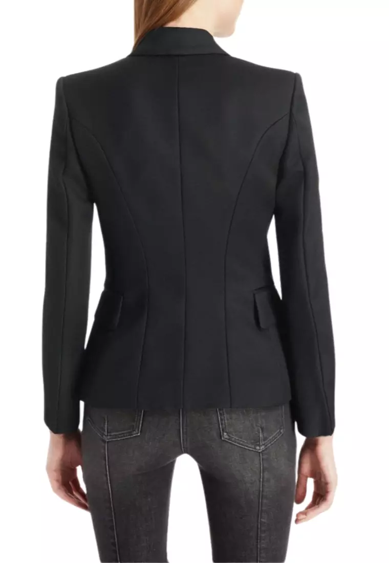 Buy ZITIQUE Two-Button Double-Breasted Suit Jacket Blazer 2024 Online ...