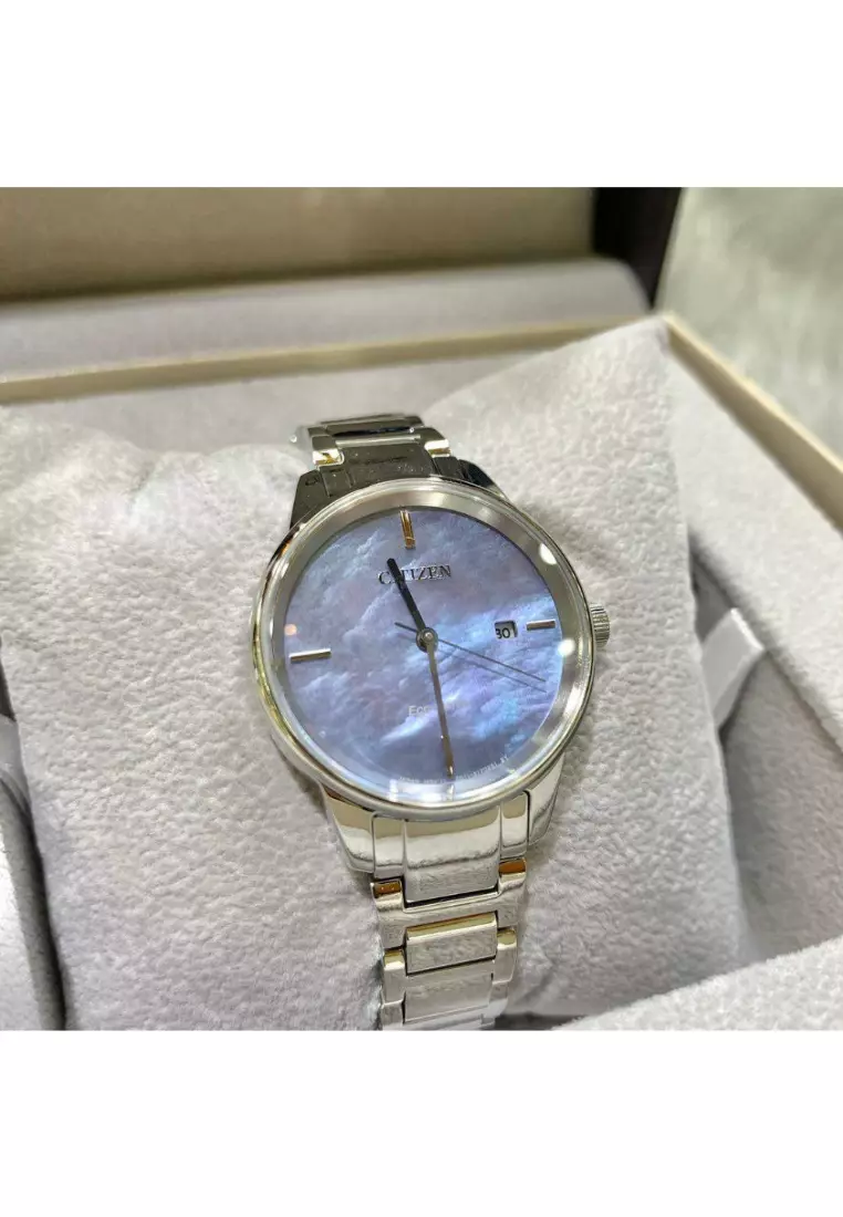 Citizen Citizen Eco-Drive Blue Dial Silver Stainless Steel Strap Women Watch EW2590-85N 2024 ...