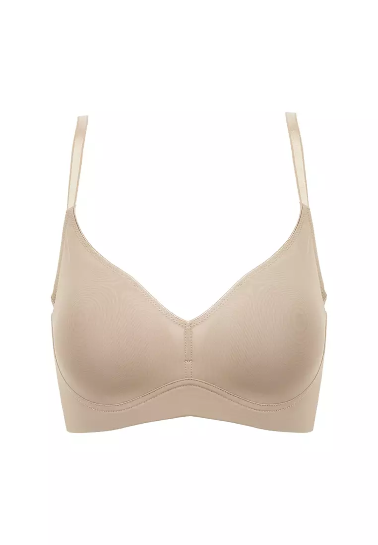 Buy Wacoal Non-Wired Bra / Plain / Mould Cup ES0728 Online | ZALORA ...