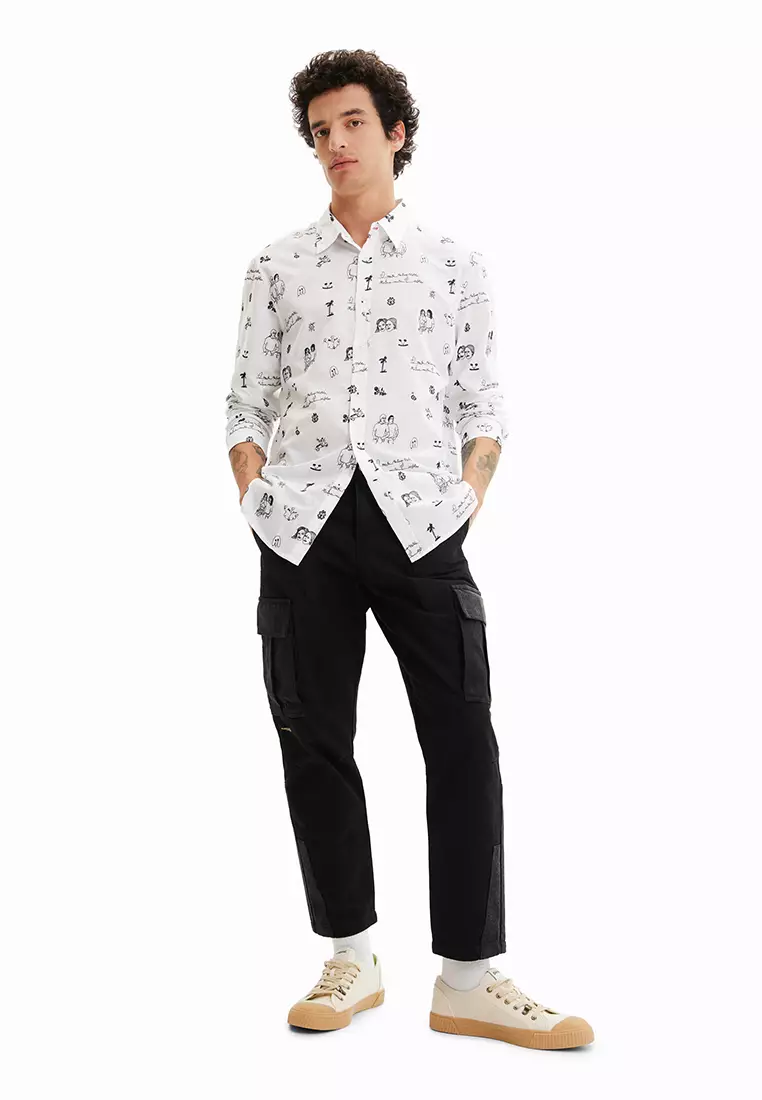 Buy Desigual Desigual Men's Long Sleeved Shirt 2025 Online | ZALORA
