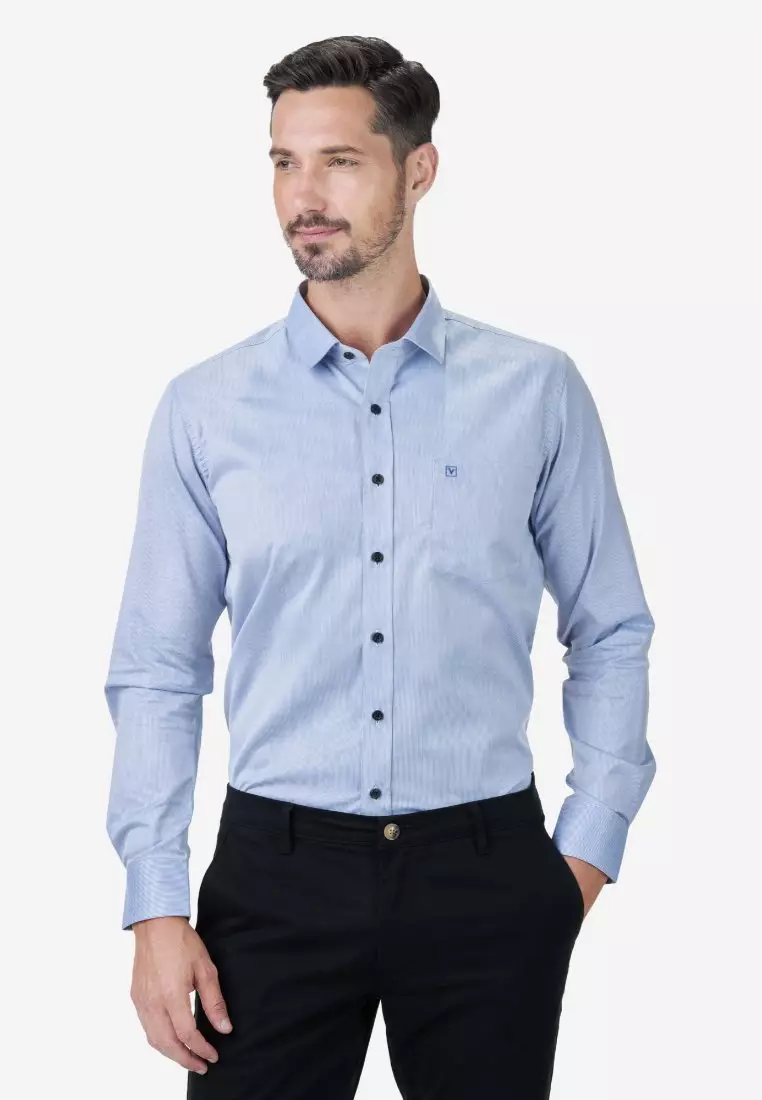 Buy Valentino Rudy Valentino Rudy Italy Men's Long Sleeve Business ...