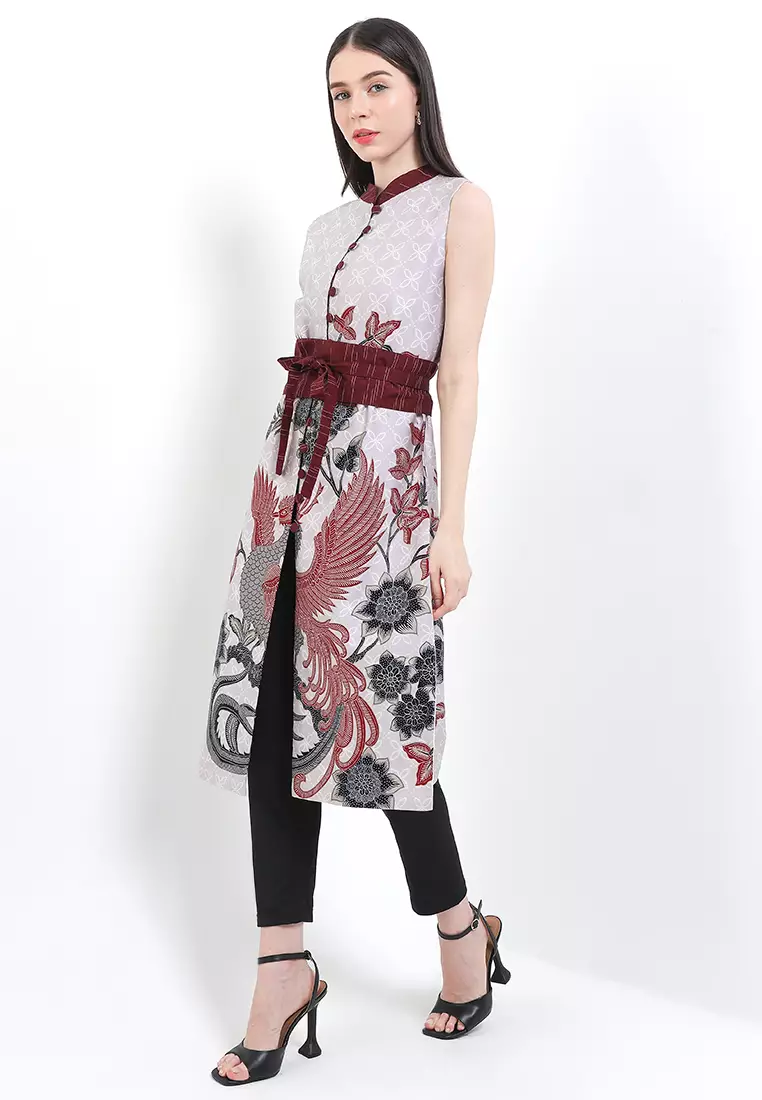 Jual Rianty Batik Tunik Batik Wanita Anara Outer Anara Obi Set Tanpa ...