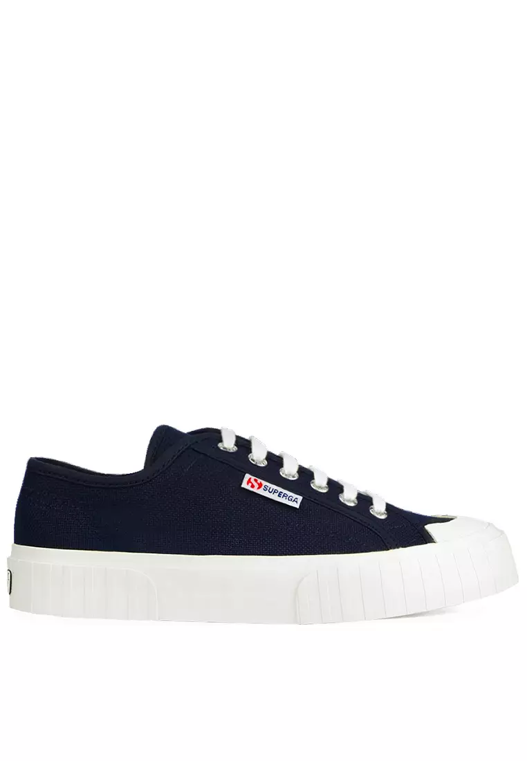 Buy Superga Superga 2630 Stripe Navy Full Avorio Online | ZALORA Malaysia