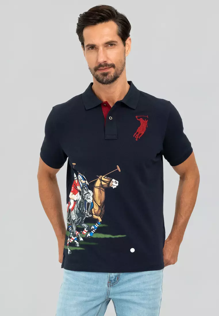 Buy POLO HAUS Polo Haus Men’s Signature Fit CNY Theme Polo Shirt ...
