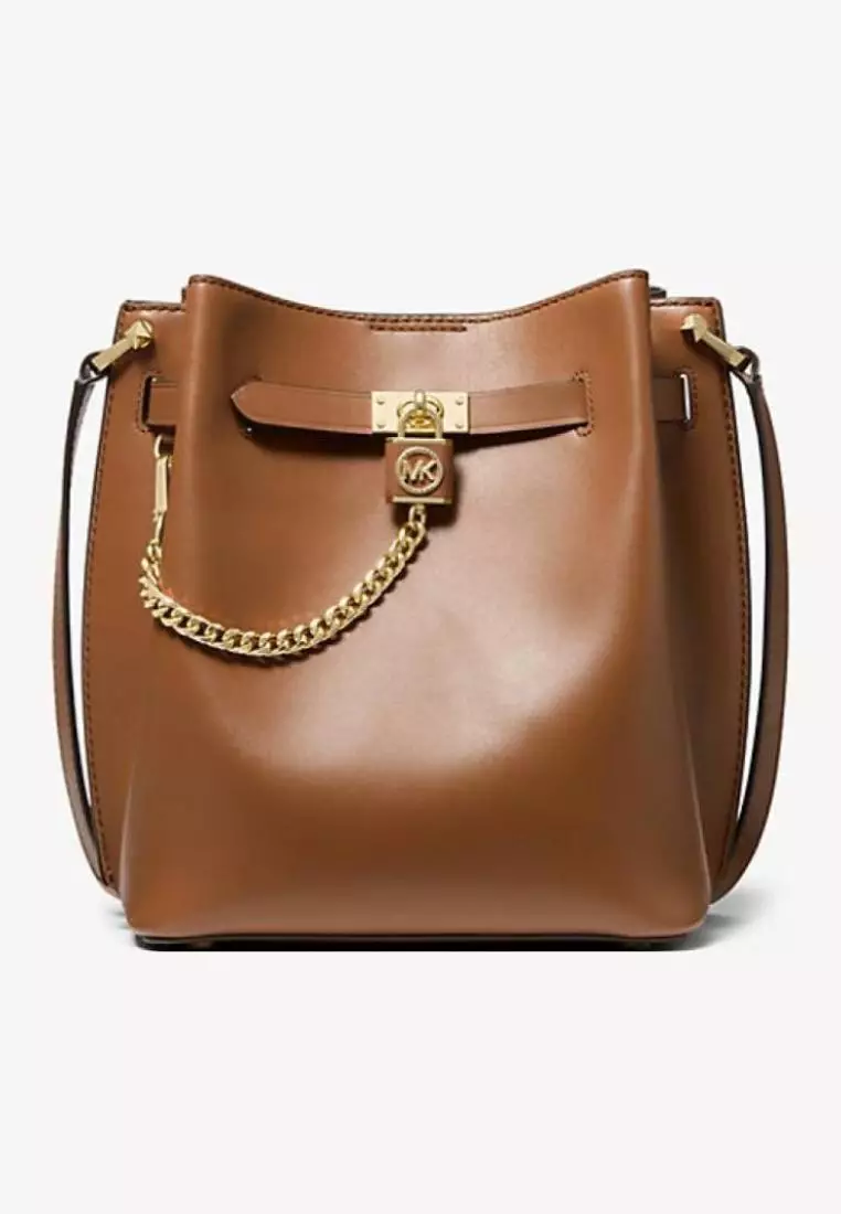 Jual Michael Kors Michael Kors Hamilton Legacy Medium Leather Messenger Bag Luggage Original ...