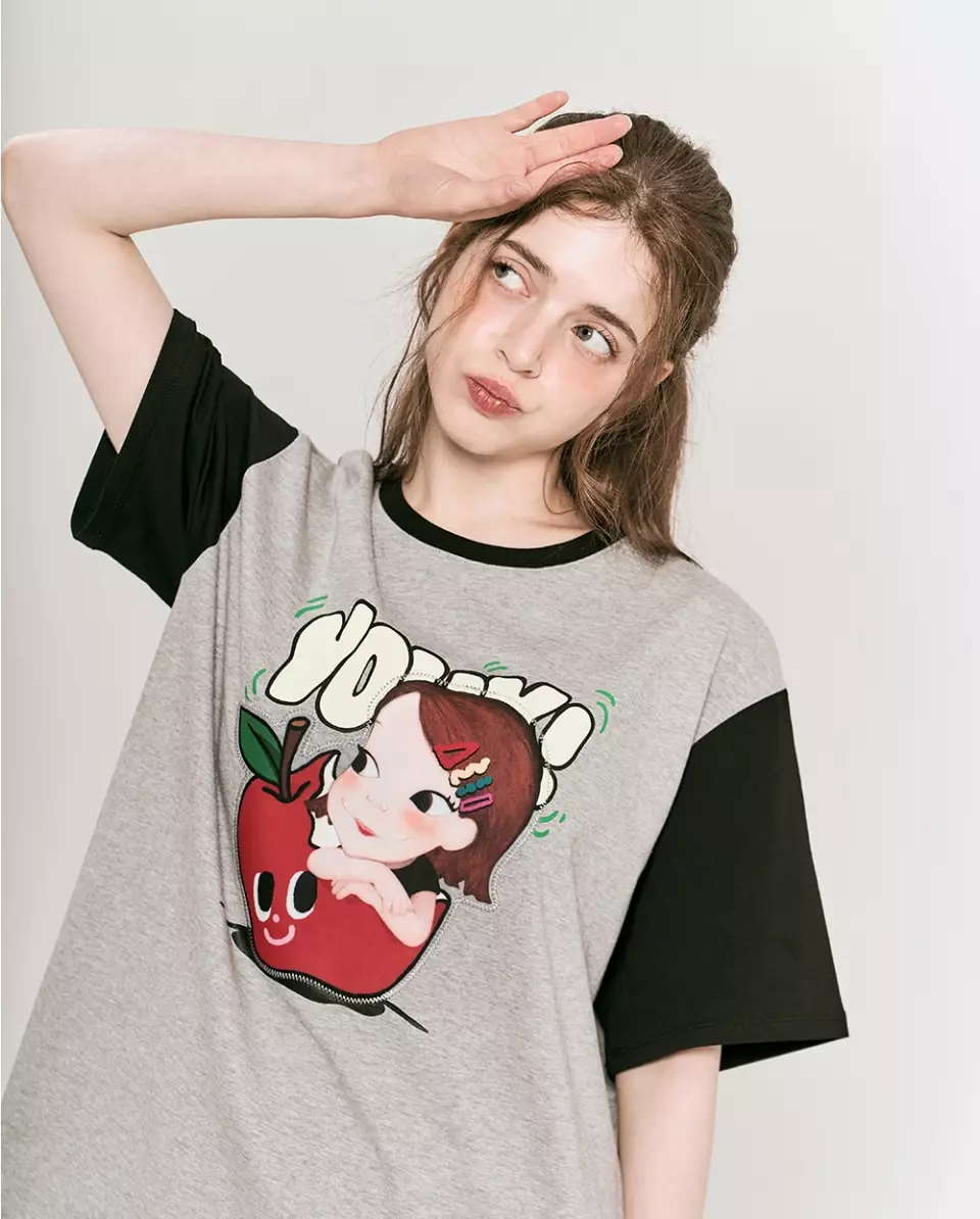 Jual Youk Shim Won Sleeve Coloration T-Shirt F Ria Original 2025 ...