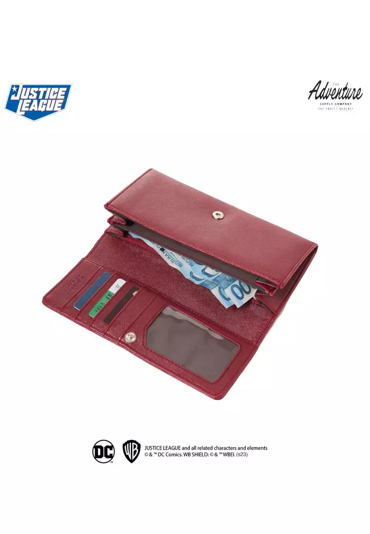Buy The Adventure DC Collection Justice League Long Wallet Dew - Wonder ...