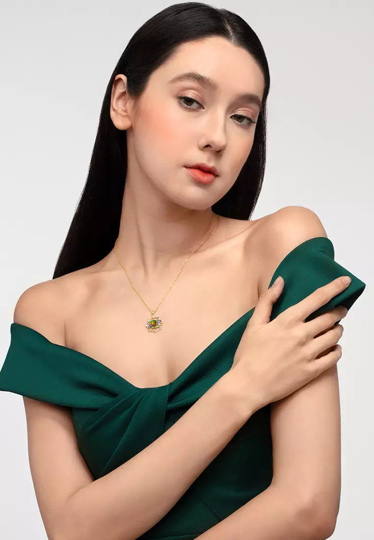 Buy Kaimirra Cleo Oasis Ammolite Pendant 2025 Online | ZALORA Philippines