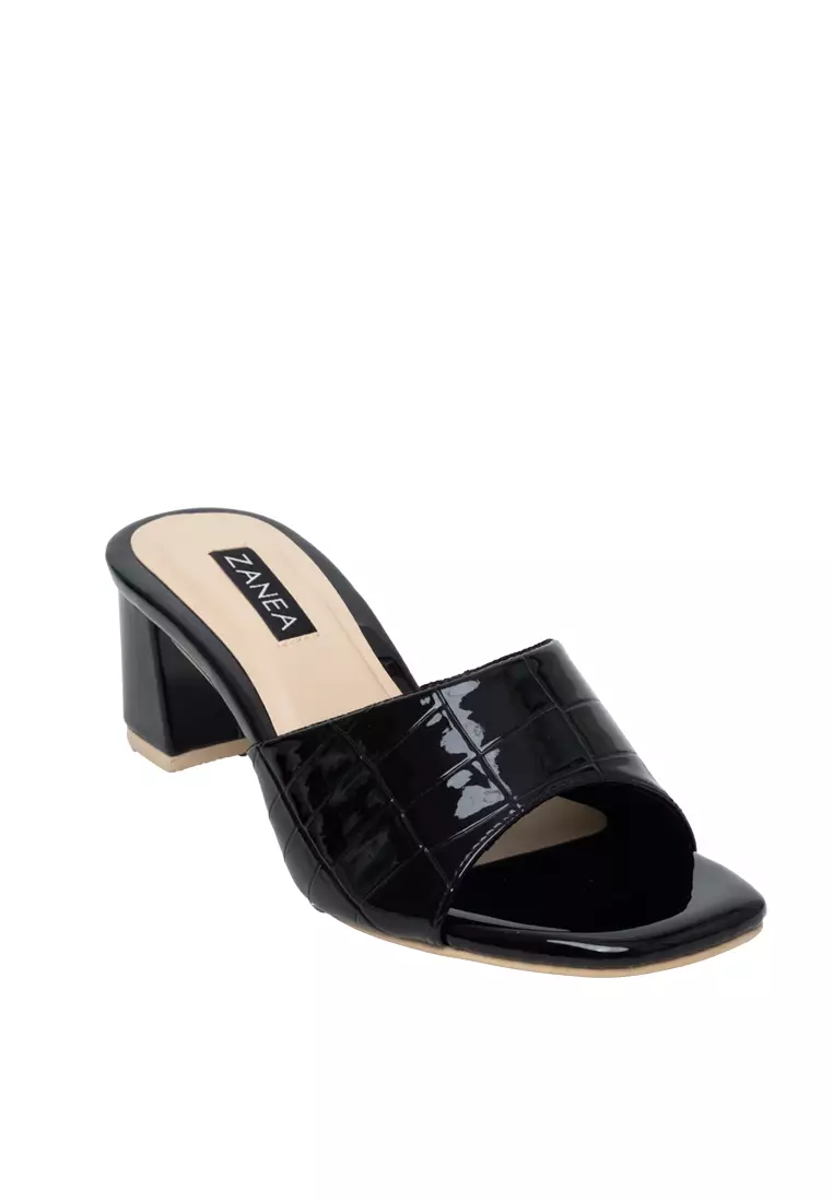 Buy Zanea Shoes Lina Mules (Black) 2025 Online | ZALORA Philippines