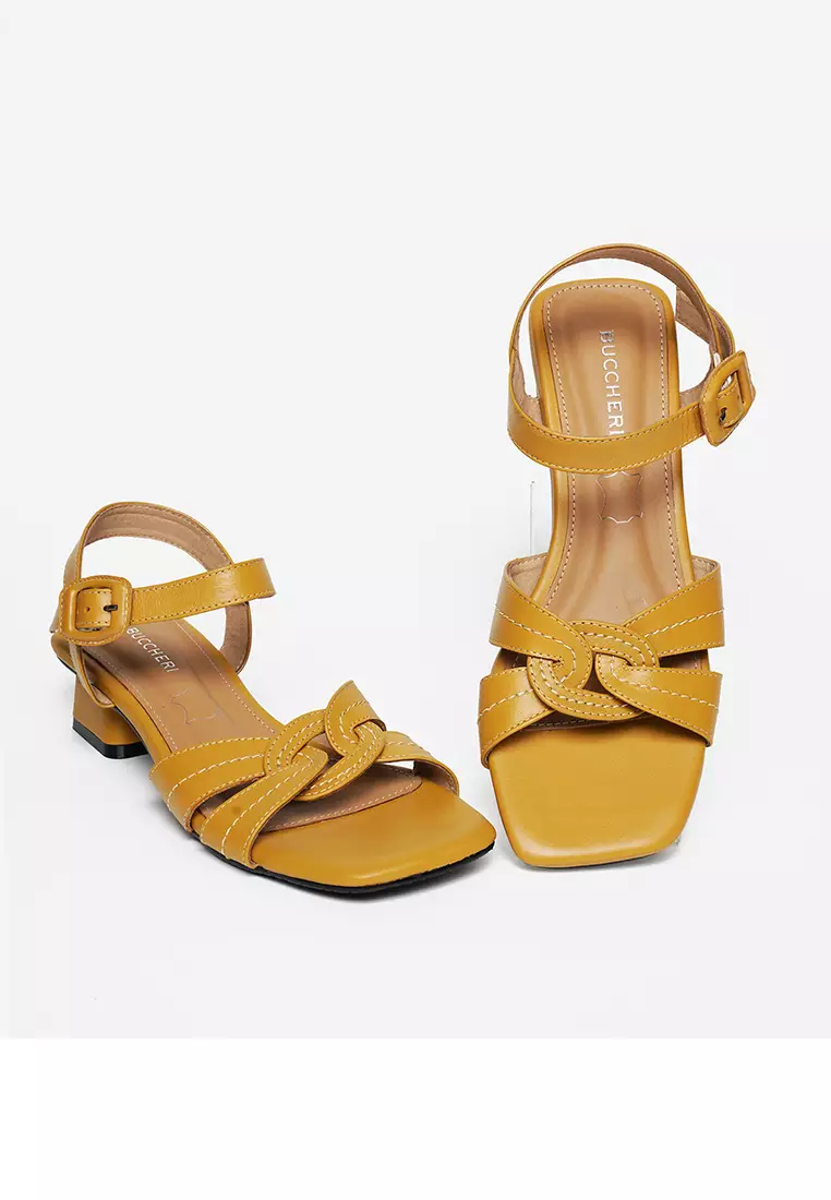 Jual Buccheri Buccheri Yachana Sandal Women Mustard Original 2026 ...