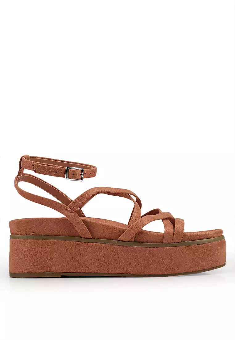 Buy ASOS Design Taurus Strappy Flatform Sandals 2025 Online | ZALORA ...