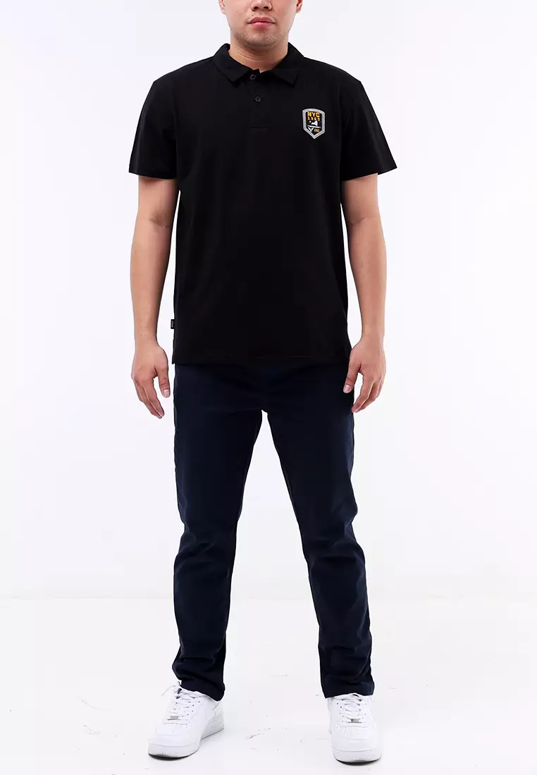 Buy Ego Collared Waffle Short Sleeves Polo 2025 Online | ZALORA Philippines