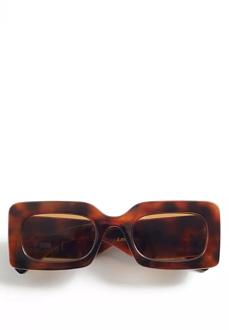 Buy & Other Stories Rectangular Thick Frame Sunglasses 2025 Online ...