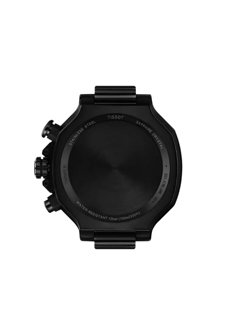 Buy TISSOT Tissot T-Race Chronograph Dark Grey Dial Black Silicone Band ...