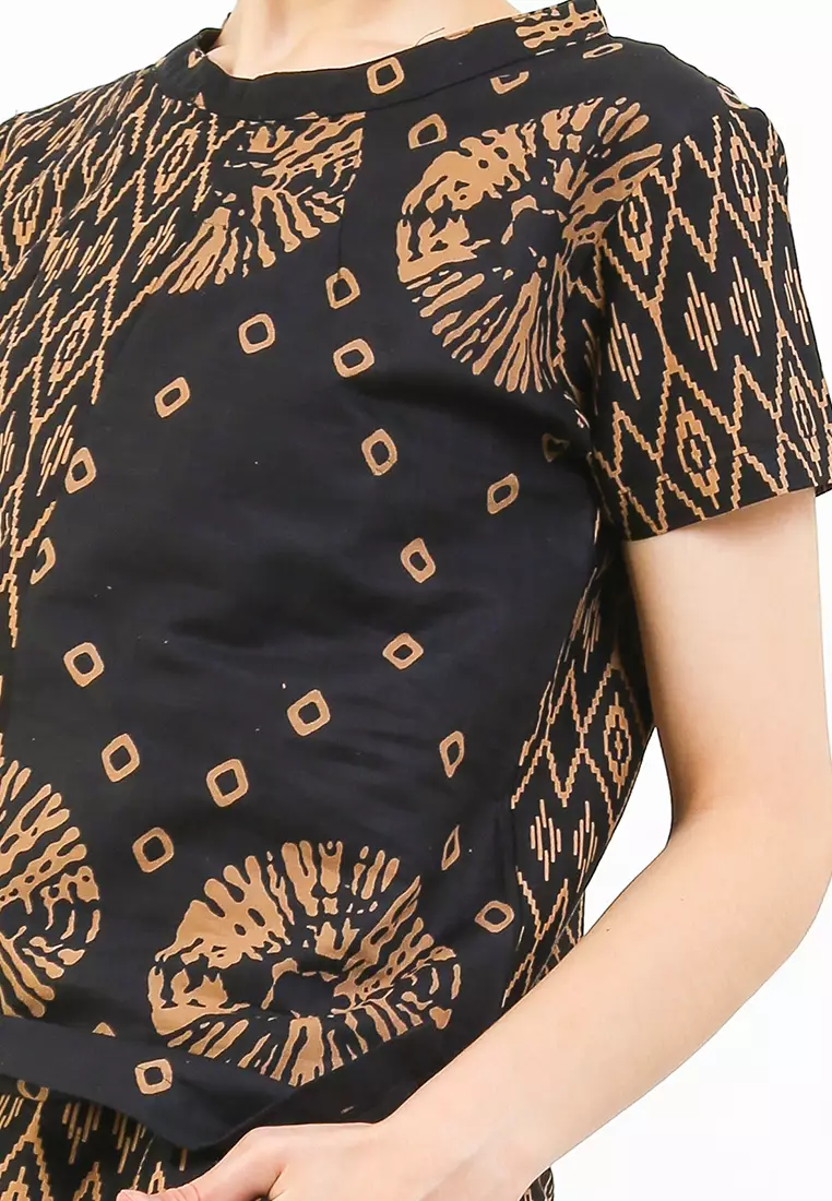 Jual Batik First Blouse Kupnat Turtle CAP13 Cut&Sew + Lining Original ...