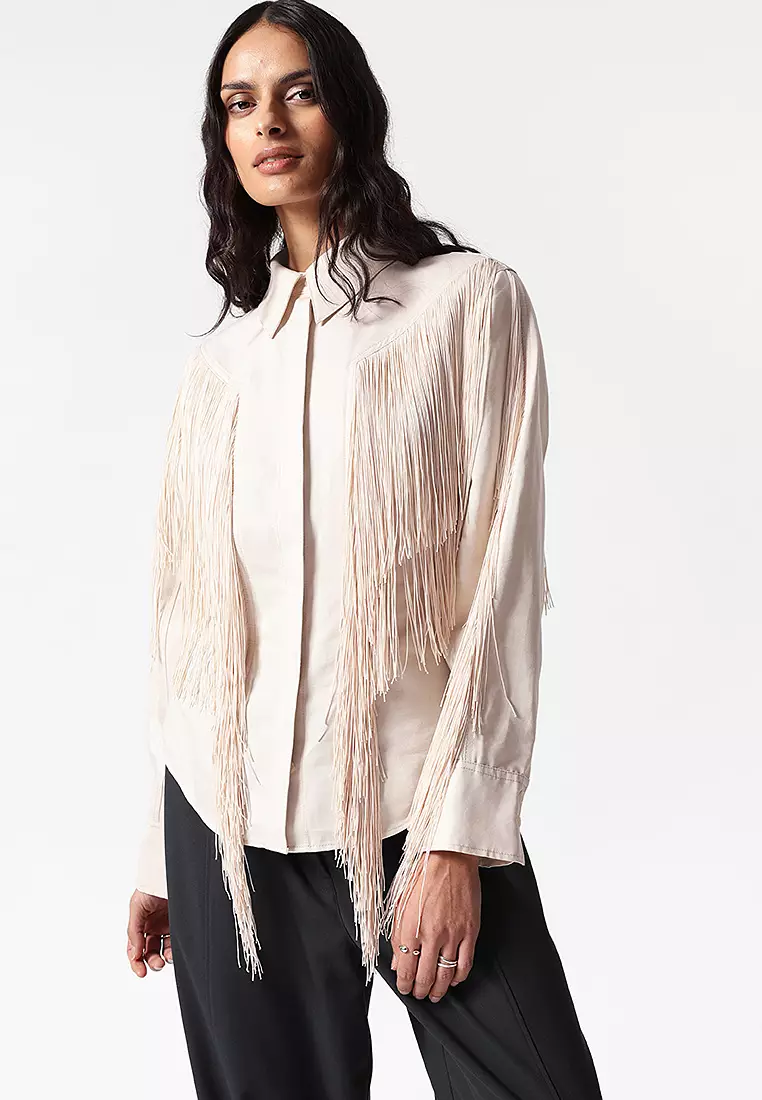 Buy & Other Stories Fringed Shirt Online | ZALORA Malaysia